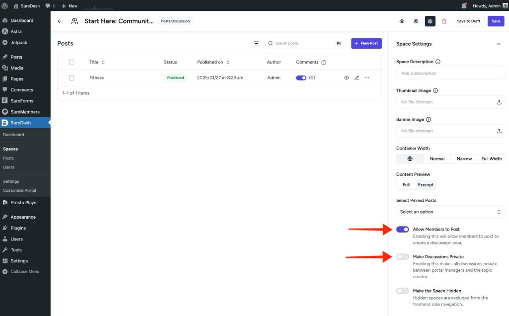 How To Set Up A Private Discussion Space In SureDash - SureDash